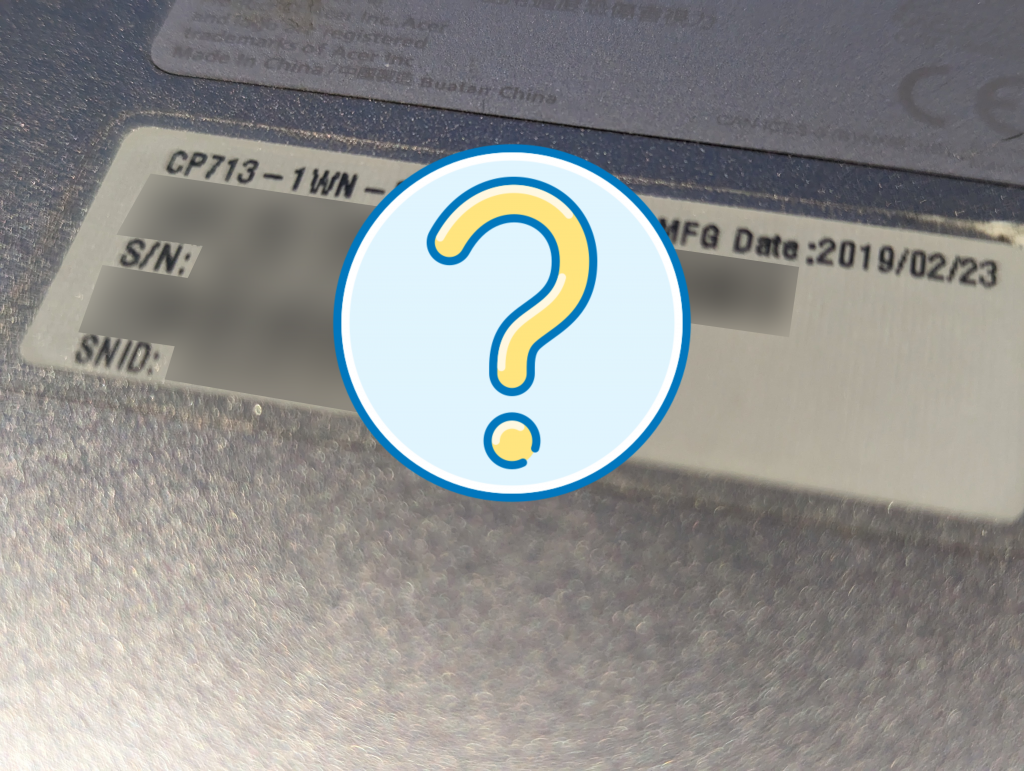 Comment trouver le numéro de série de son Chromebook