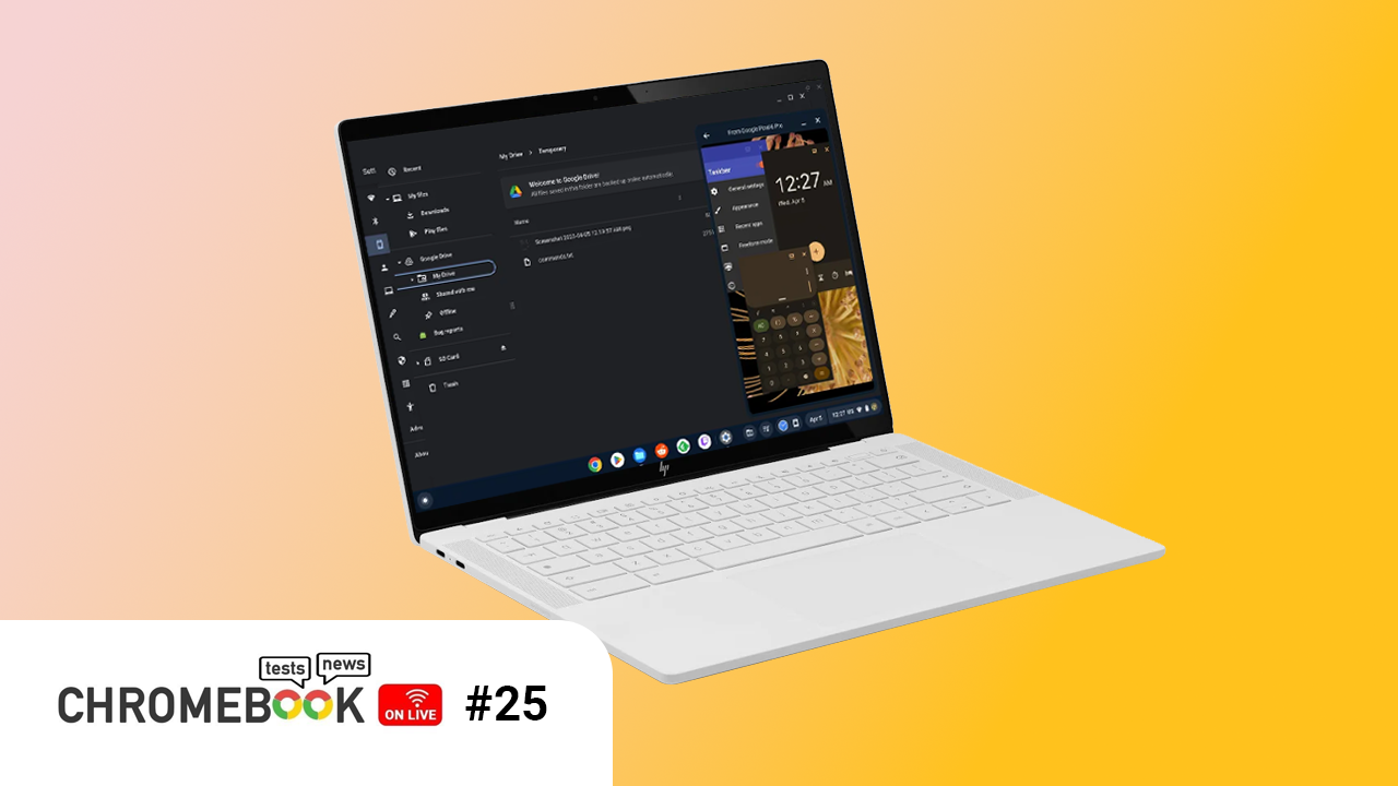 Chromebook On Live #25 : RDV ce lundi soir pour un direct sur YouTube