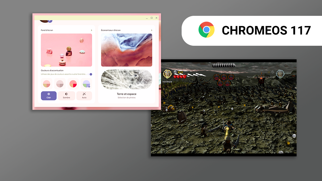 ChromeOS 117 : le design Material You, Steam, la visioconférence directe...